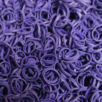 500 Count Purple Rubber Bands – Nova + Rosie Accessories