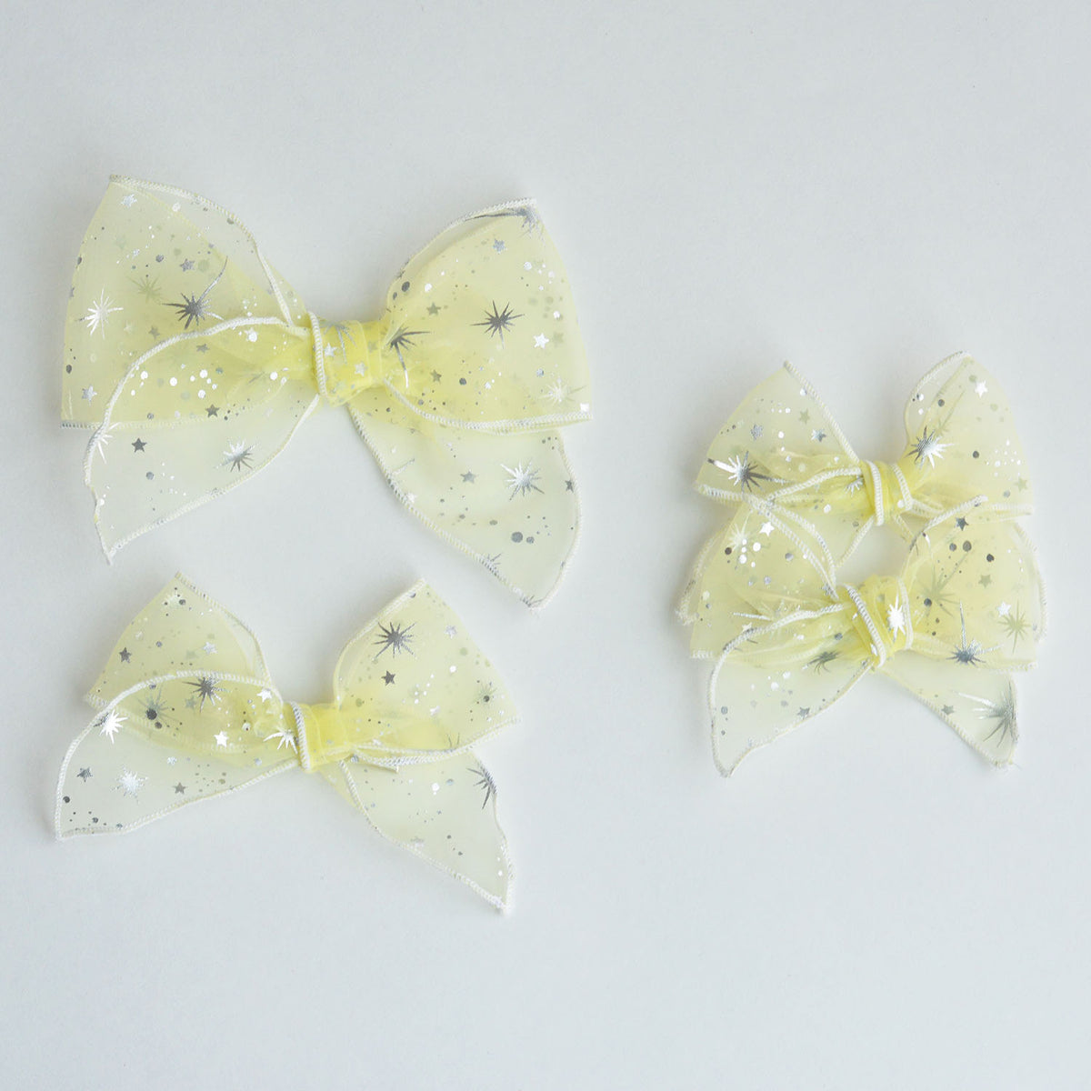 Sheer Sparkle Bows (Multiple sizes, 8 colors). – Nova + Rosie Accessories